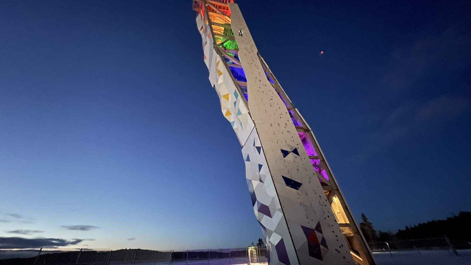 world's largest climbing wall