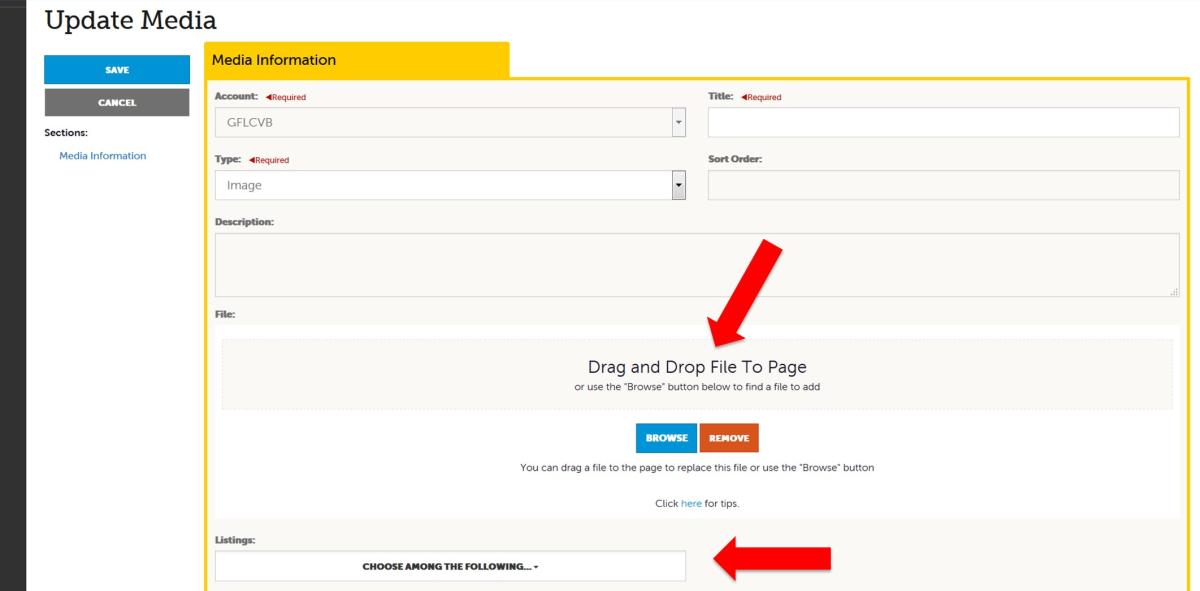 Adding Photos, Videos & YouTube Links
