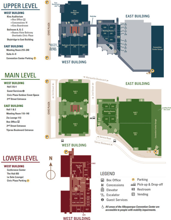 Albuquerque Convention Center Floor Plans And Specifications