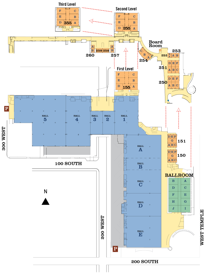 Salt Palace Convention Center Venue Directory & Map