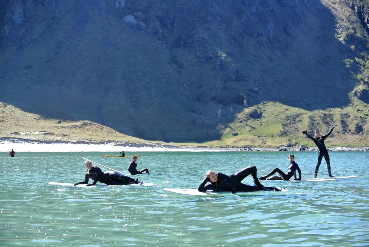 Surf lessons in Hoddevik | Winter Without Skis | Stadlandet | Norway