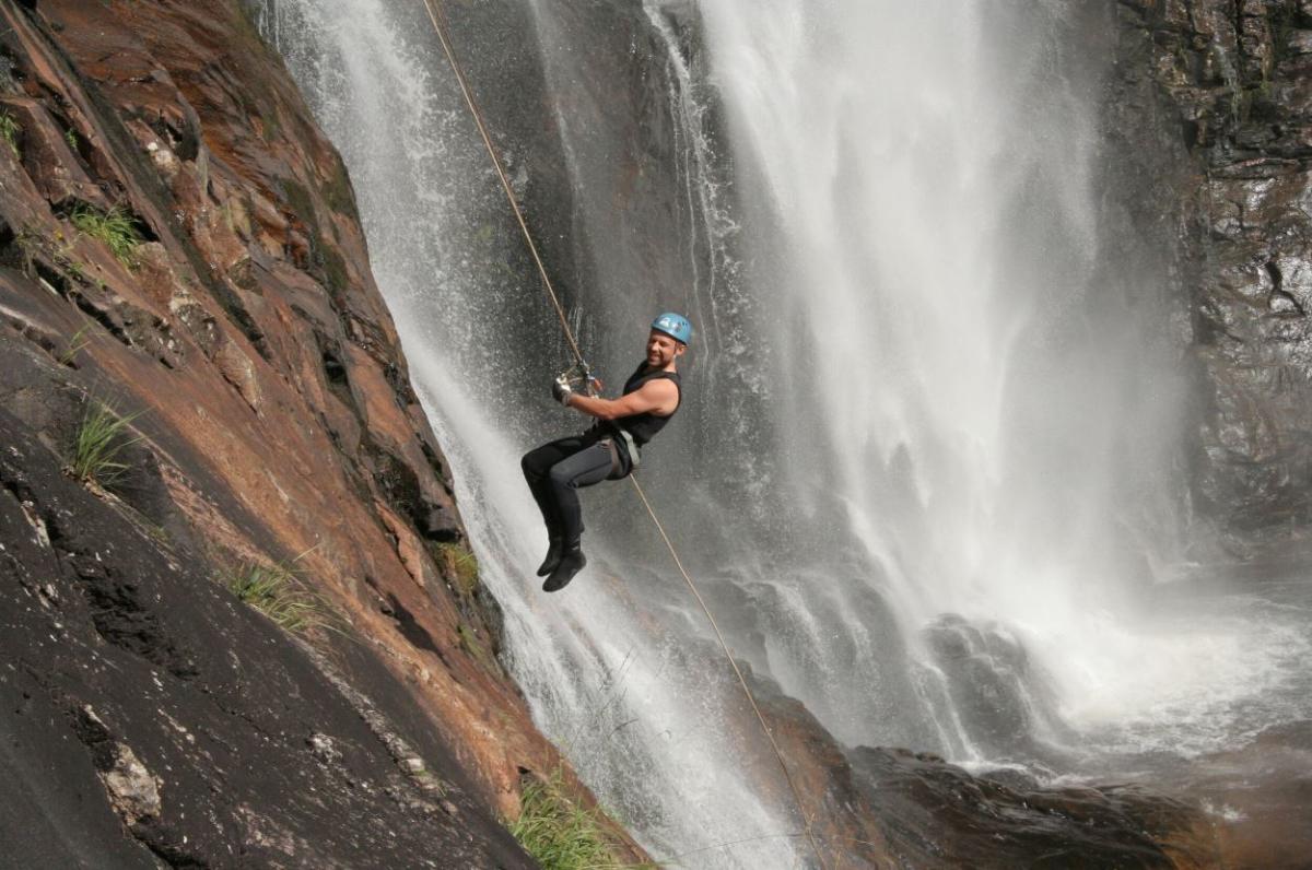 Waterfall Rappelling | Climbing | Vossestrand | Norway