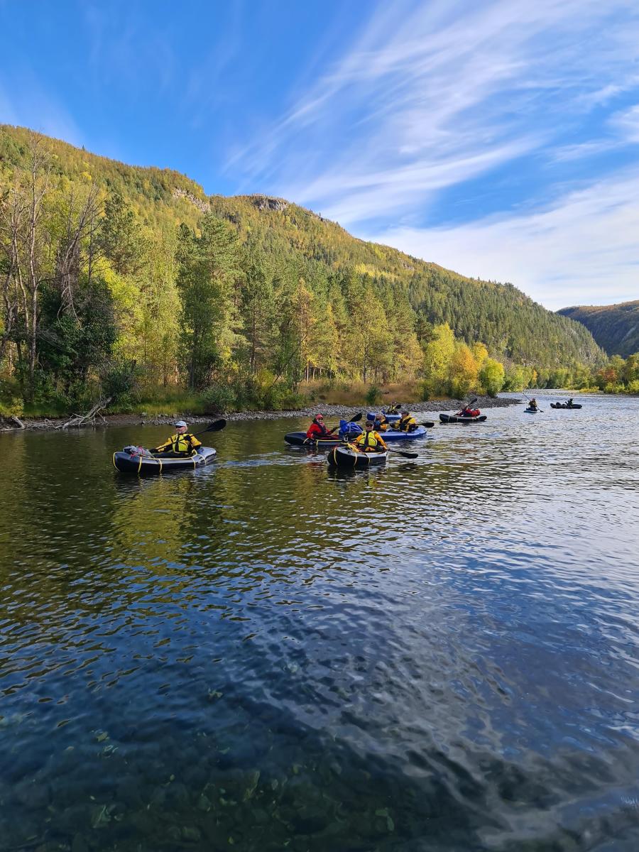 Packraft rental in Reisa National park | Canoeing & Kayaking ...
