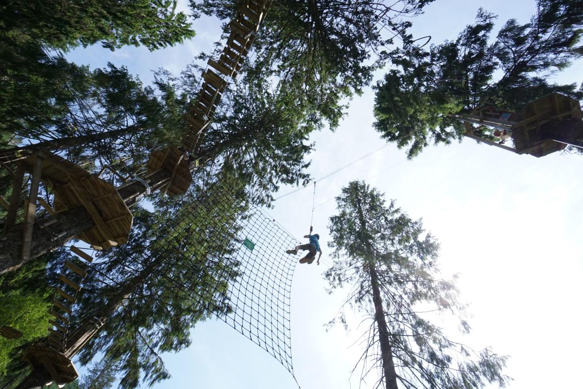 High Rope and Zipline Park, Main Course + Ziplines, deal from Voss ...