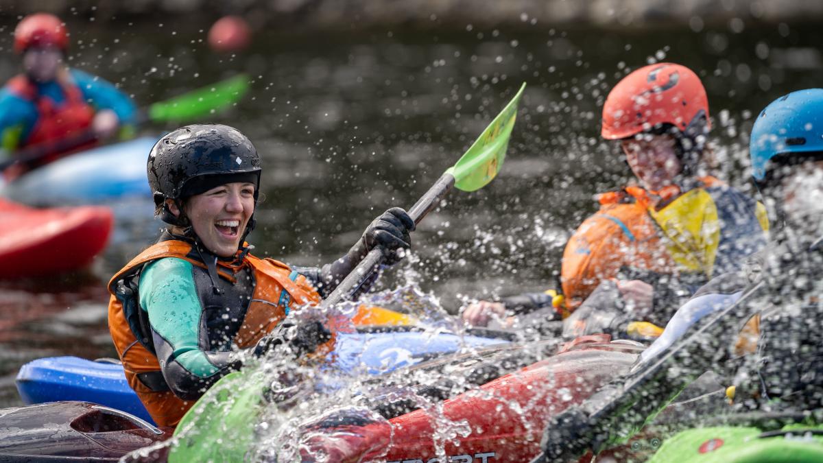 River kayaking with Kayak Voss