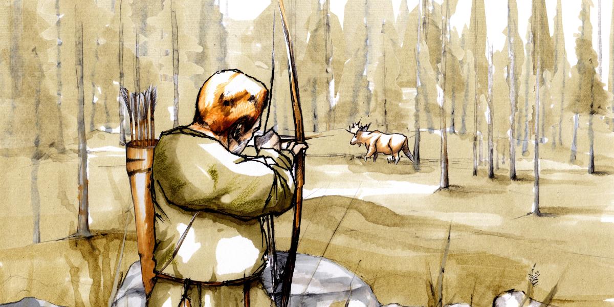 Buestille og fangstgrop i Baklien | Cultural Heritage | Ål | Norway