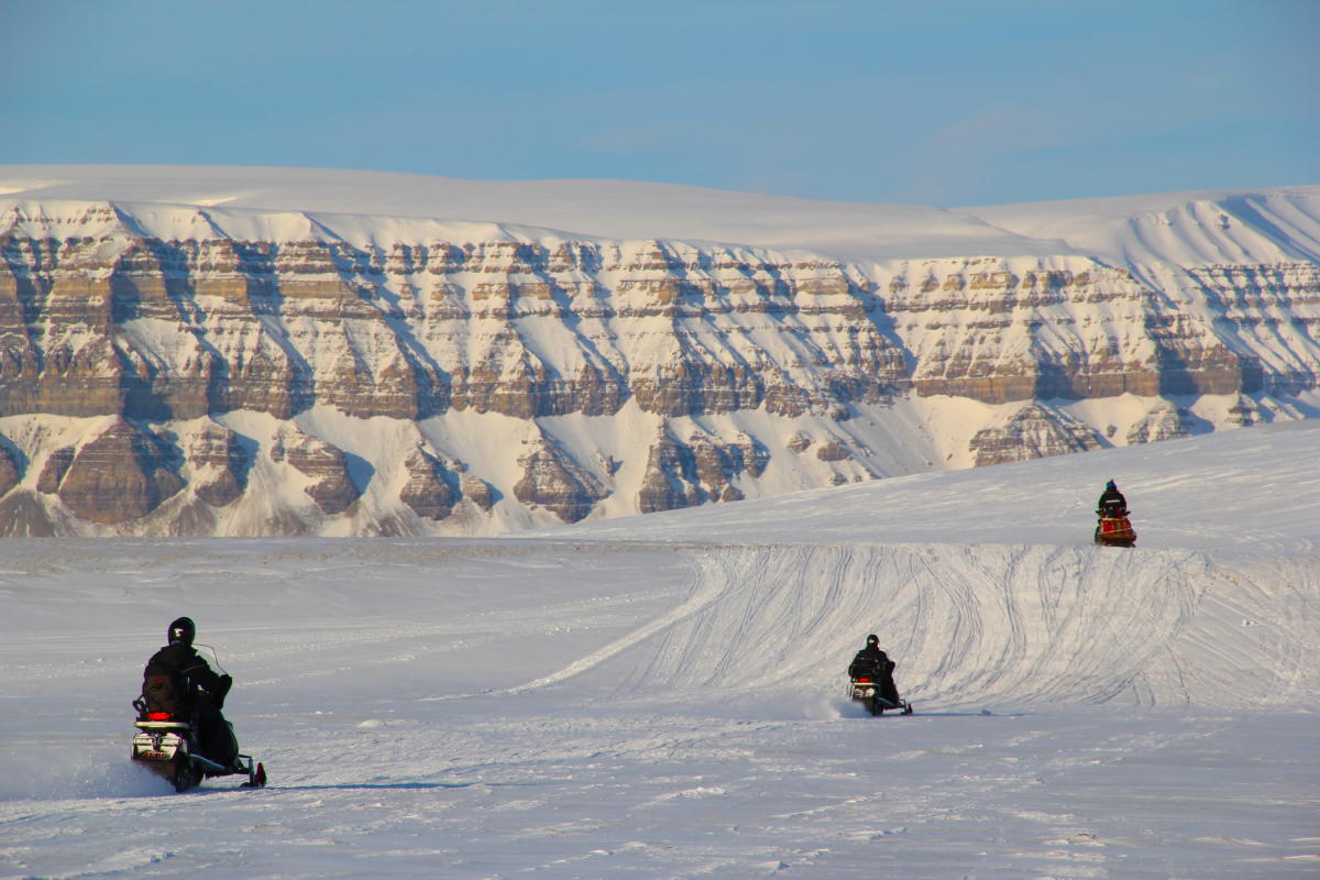 Arctic Treasures - Snowmobile adventure towards Tempelfjorden- Basecamp ...