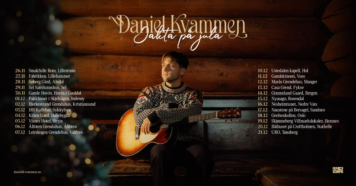 Konsert med Daniel Kvammen i Båthuset, Croftholmen | Concerts ...