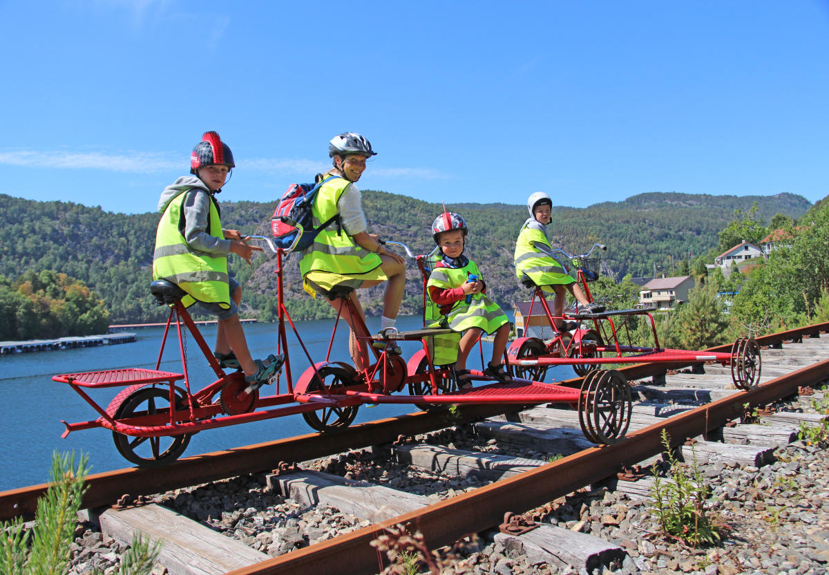 Rail Biking on Flekkefjordbanen | Family Activities | | Norway
