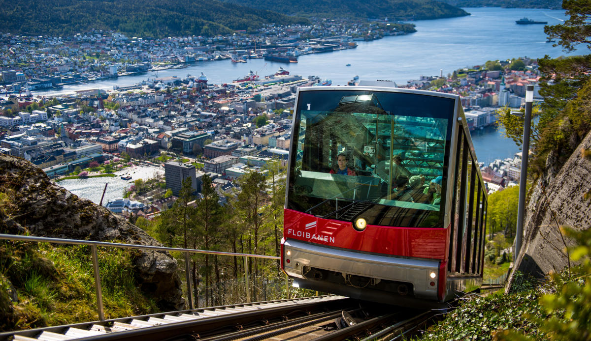 Fløibanen funicular