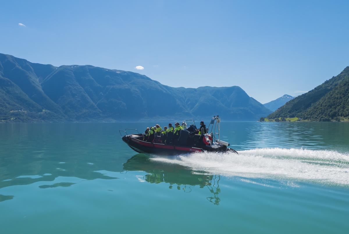 Fjord RIB Adventure + fossevandring | Hiking | Skjolden | Norway