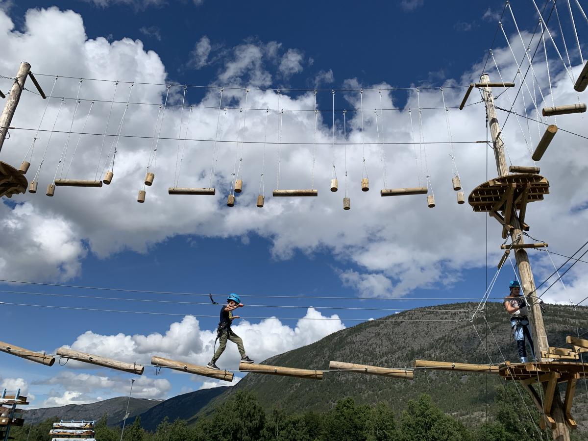 Aktiv i Lom | High rope park in Lom centre | Theme Parks | Lom | Norway