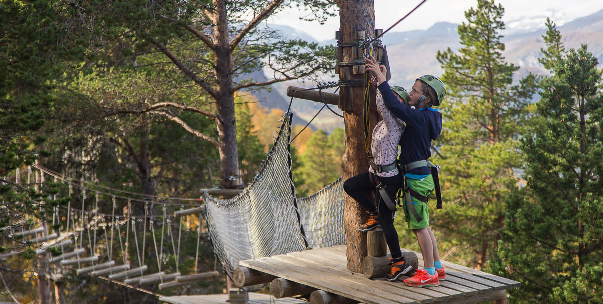 Galdhøpiggen High Rope Course | Climbing | Bøverdalen | Norway