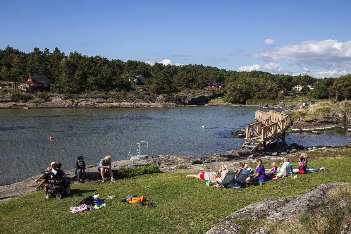 Krogshavn bathing place | Bathing | Langesund | Norway
