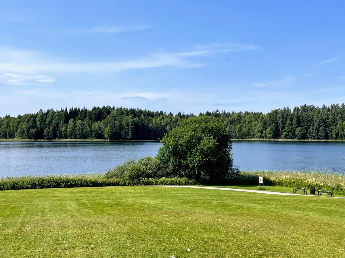 1. Bicycle ride around Romerike, Jessheim Nordbytjernet round trip ...