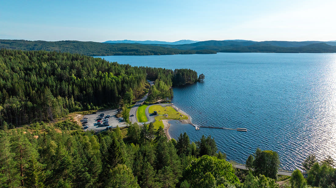 Lake Follsjø | Bathing | Gransherad | Norway