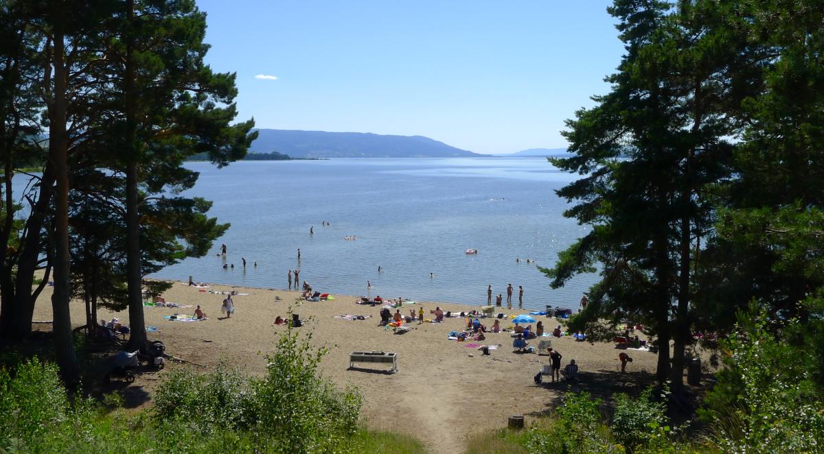 Beaches in Ringerike | Bathing | Hønefoss | Norway