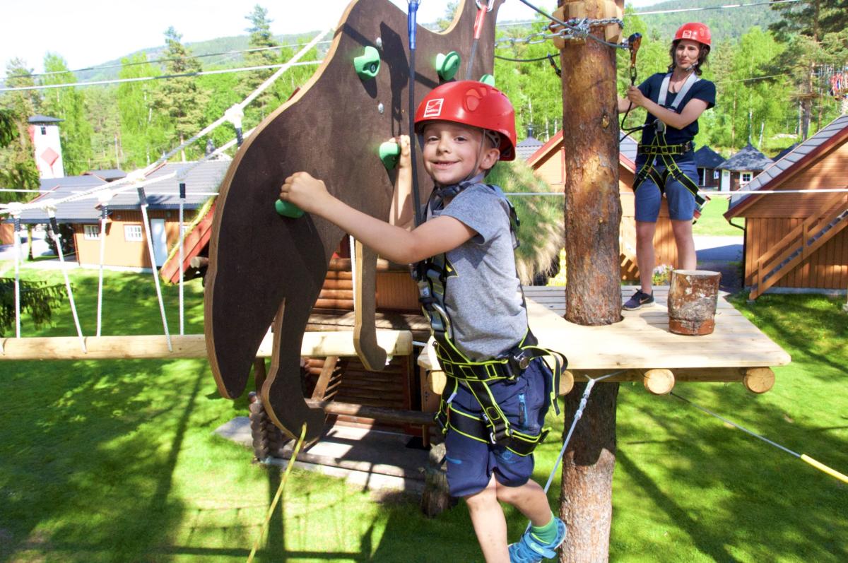 Climbling park at TrollAktiv Evje | Family Activities | Evje | Norway
