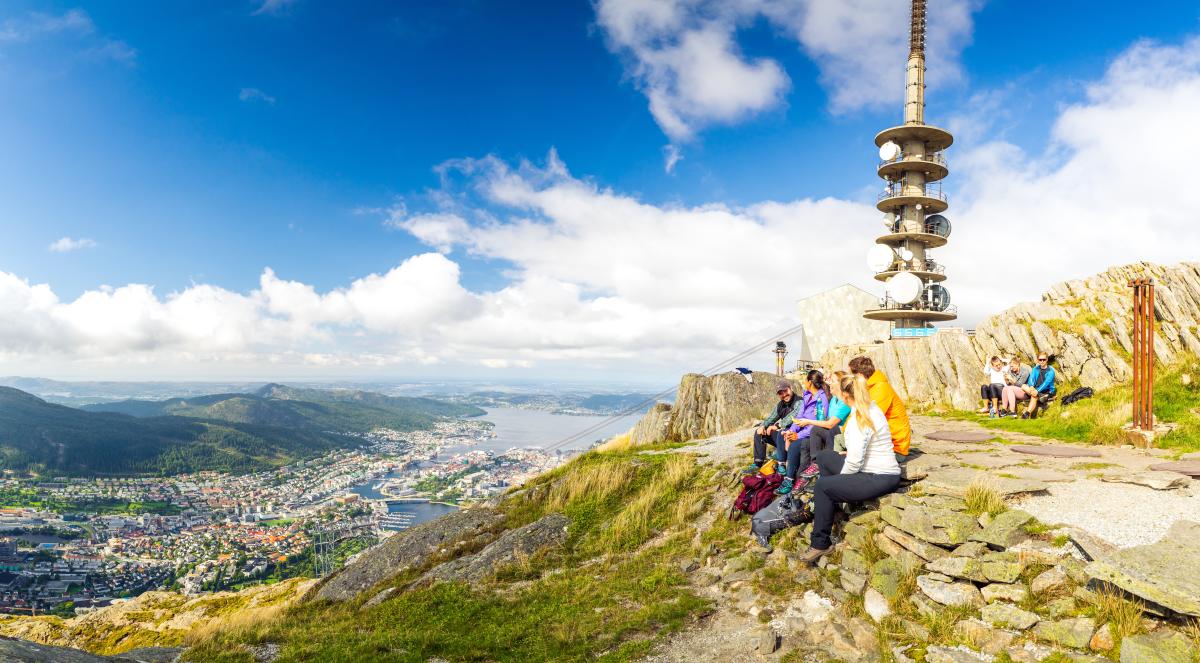 Exclusive Ulriken Panorama - private guided hike and three-course lunch ...