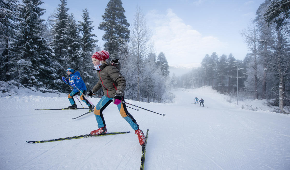 Cross-country stadium in the middle of Oppdal | Skiing | Oppdal | Norway