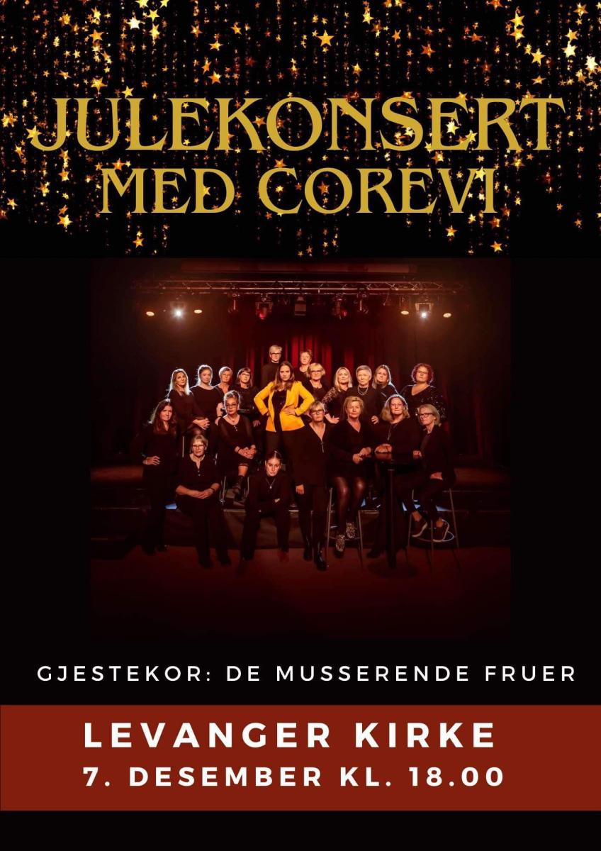 Julekonsert med Corevi - koret med hjerte og liv | Concerts & Festivals | Levanger | Norway