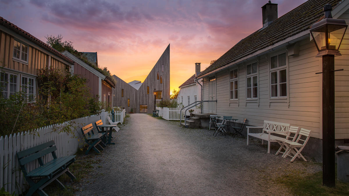 The town street at the Romsdal Museum | Guided Tours | Molde | Norway