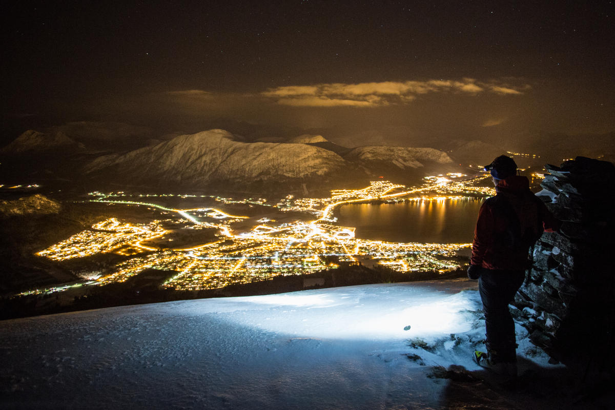 Night ski touring | Skiing | Stranda | Norway