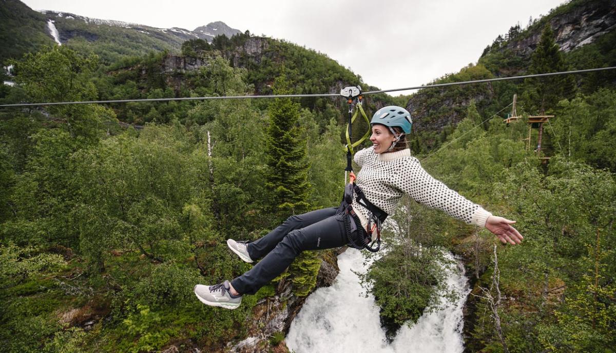 Naturepark-incl Zipline and Via ferrata | Climbing | Geiranger | Norway