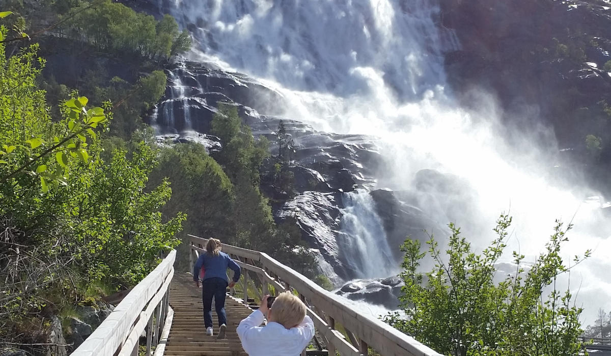 Langfoss waterfall | Cultural Heritage | Etne | Norway