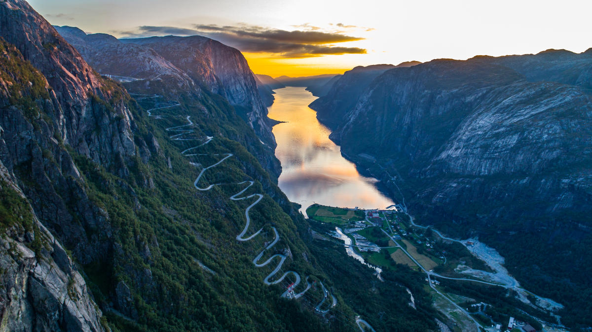 Lysevegen road in Lysebotn | Nature Attractions | Forsand | Norway