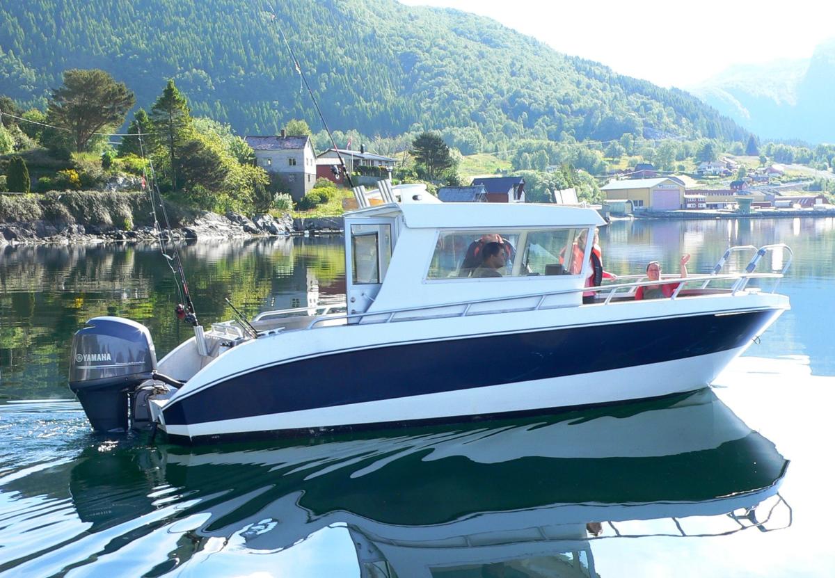 Boat for rental at the coast of Sognefjorden - Fjordkick | Fishing ...