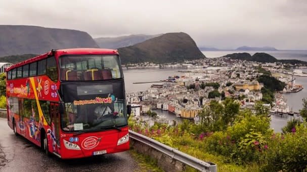City Sightseeing with Hop On - Hop Off in Ålesund | Guided Tours ...