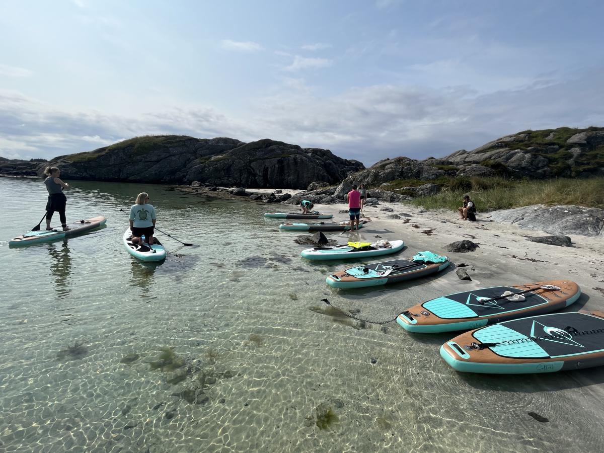 Guided stand up paddle board (SUP) tour in Skudeneshavn with Saltråk ...