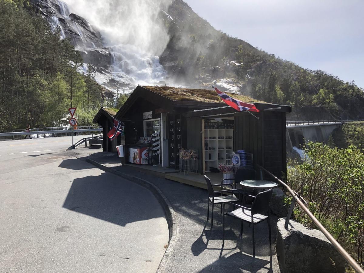 Langfoss Kiosk - Åkrafjorden | Tourist Information | Fjæra | Norway