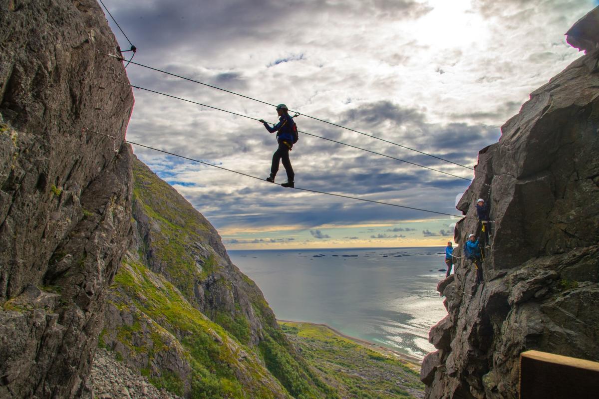 Ravnfloget Via Ferrata | Climbing | Vega | Norway
