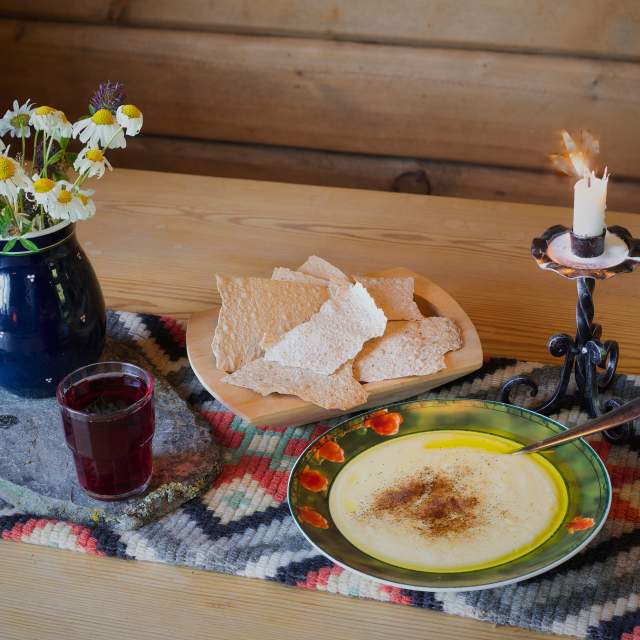 Sour cream porridge from Valdres | Recipe