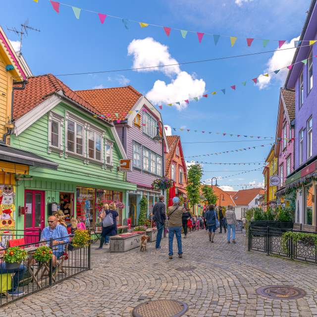 Stavanger-regionen, Norge – Lysefjord, Sola Strand, Preikestolen