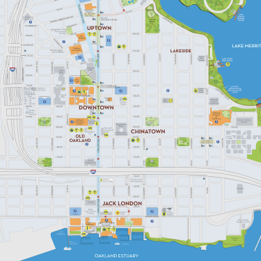 Oakland Maps & Directions | BART Map | Oakland Airport Map