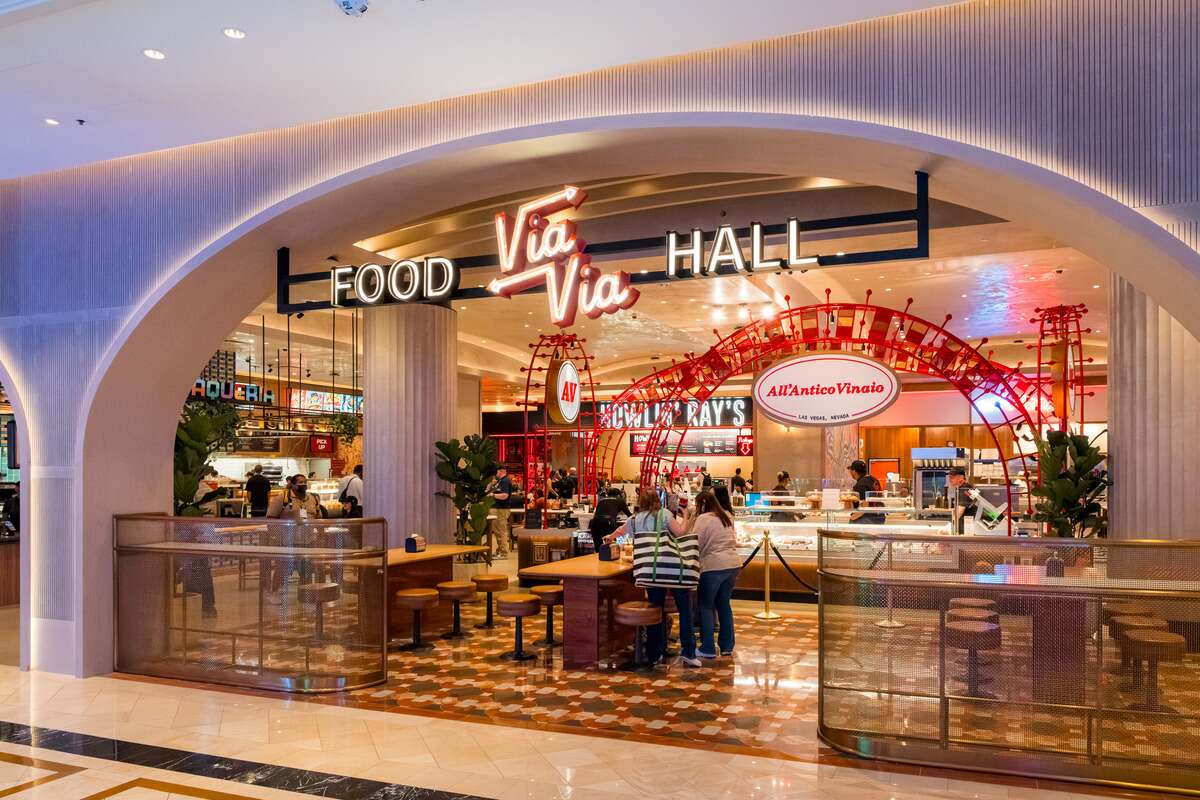 Via Via Food Hall at The Venetian | New Restaurants in Las Vegas