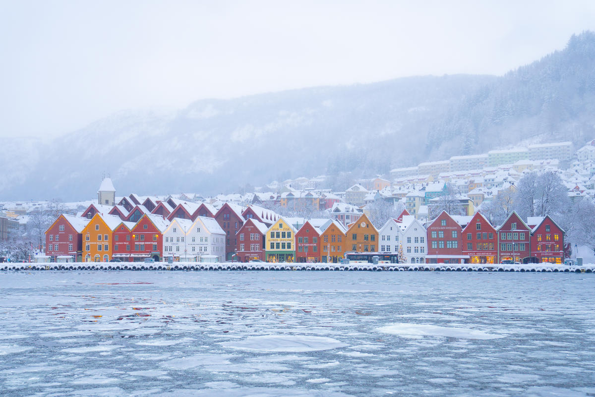 Bergen in winter