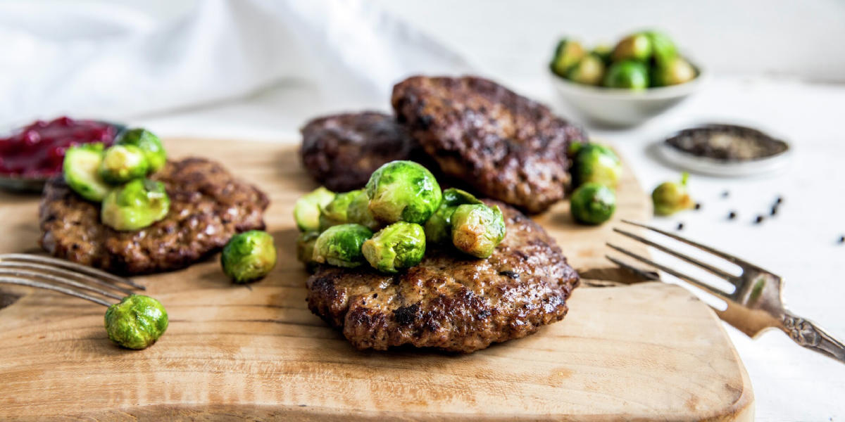 Elchfleisch-Frikadellen | Fleischkuchen aus Elch | Rezept