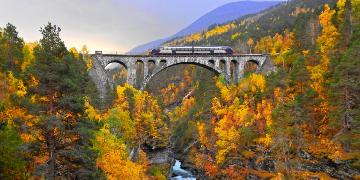 The Rauma Railway in Norway | Beautiful train journey