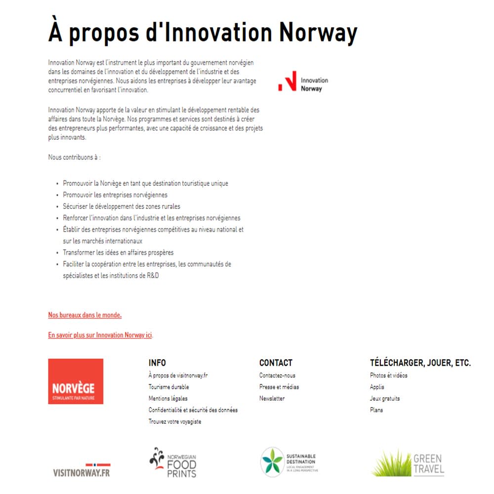À propos d'Innovation Norway