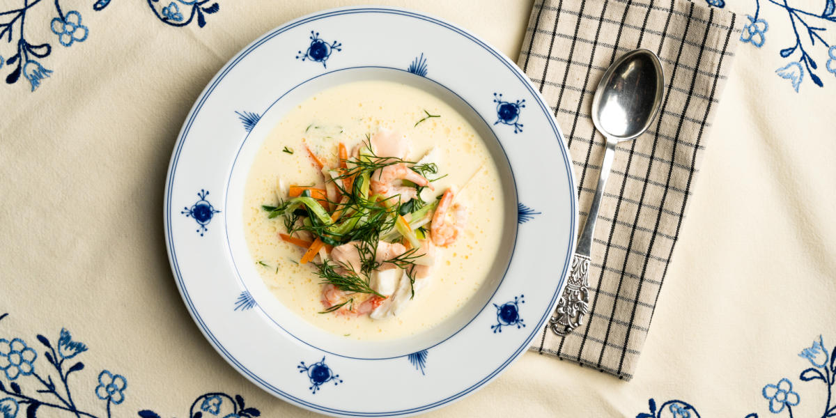 Klassieke en romige Noorse vissoep | Recept